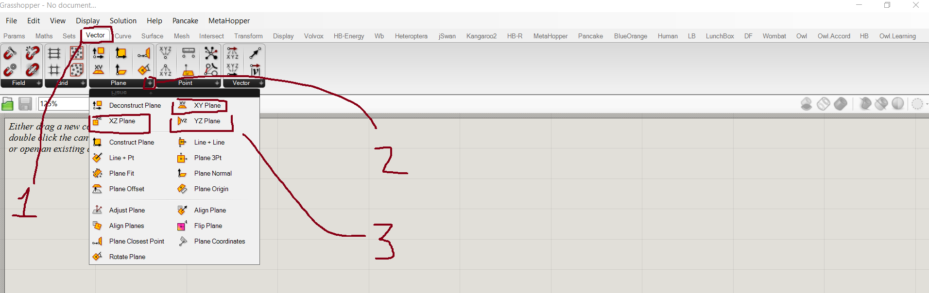Planes and vectors - Algorithmic Modeling Special Training